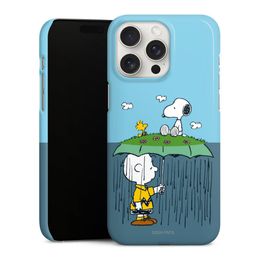 DeinDesign iPhone 15 Pro Max Handy Premium Case Smartphone Handyh&uuml;lle Schutzh&uuml;lle gl&auml;nzend Peanuts Children Snoopy Premium Case