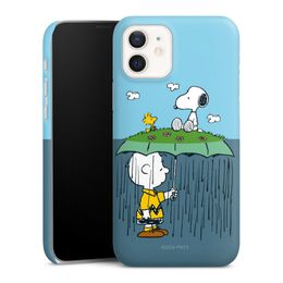 DeinDesign iPhone 12 Handy Premium Case Smartphone Handyh&uuml;lle Schutzh&uuml;lle matt Peanuts Children Snoopy Premium Case