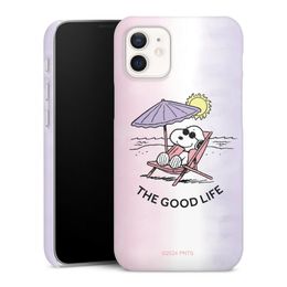DeinDesign iPhone 12 mini Handy Premium Case Smartphone Handyh&uuml;lle Schutzh&uuml;lle matt Snoopy Official Licensed Product Peanuts Premium Case