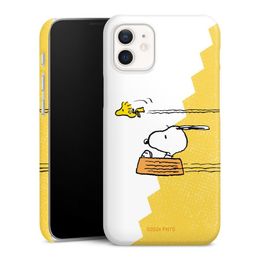 DeinDesign iPhone 12 mini Handy Premium Case Smartphone Handyh&uuml;lle Schutzh&uuml;lle gl&auml;nzend Snoopy Peanuts Children Premium Case