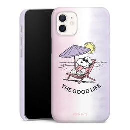 DeinDesign iPhone 12 mini Handy Premium Case Smartphone Handyh&uuml;lle Schutzh&uuml;lle gl&auml;nzend Snoopy Official Licensed Product Peanuts Premium Case
