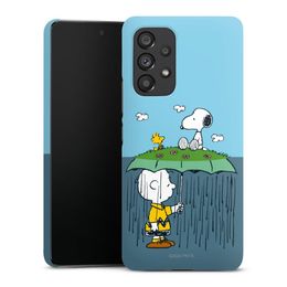 DeinDesign Galaxy A53 5G Handy Premium Case Smartphone Handyh&uuml;lle Schutzh&uuml;lle gl&auml;nzend Children Snoopy Peanuts Premium Case