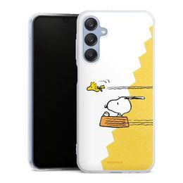 DeinDesign Galaxy A25 5G Handy Silikon H&uuml;lle Case transparent Handyh&uuml;lle Snoopy Peanuts Children Silikon Case
