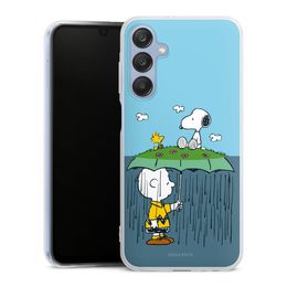 DeinDesign Galaxy A25 5G Handy Silikon H&uuml;lle Case transparent Handyh&uuml;lle Peanuts Children Snoopy Silikon Case