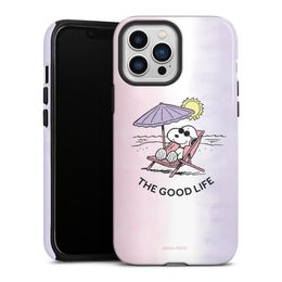 DeinDesign iPhone 13 Pro Max Handy Panzer Handyh&uuml;lle robuste Outdoor H&uuml;lle Schutzh&uuml;lle gl&auml;nzend Snoopy Official Licensed Product Peanuts Tough Case