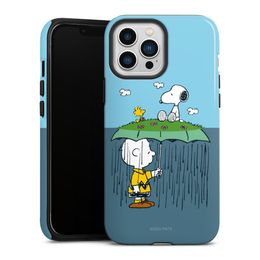DeinDesign iPhone 13 Pro Max Handy Panzer Handyh&uuml;lle robuste Outdoor H&uuml;lle Schutzh&uuml;lle gl&auml;nzend Peanuts Children Snoopy Tough Case
