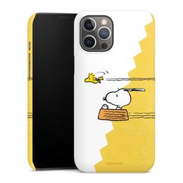 DeinDesign iPhone 12 Pro Max Handy Premium Case Smartphone Handyh&uuml;lle Schutzh&uuml;lle matt Snoopy Peanuts Children Premium Case