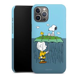 DeinDesign iPhone 12 Pro Max Handy Premium Case Smartphone Handyh&uuml;lle Schutzh&uuml;lle matt Peanuts Children Snoopy Premium Case
