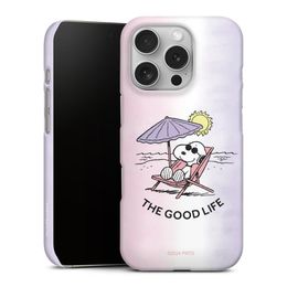 DeinDesign iPhone 16 Pro Handy Premium Case Smartphone Handyh&uuml;lle Schutzh&uuml;lle matt Snoopy Official Licensed Product Peanuts Premium Case