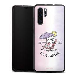 DeinDesign Huawei P30 Pro Handy Silikon H&uuml;lle Case schwarz Handyh&uuml;lle Snoopy Official Licensed Product Peanuts