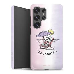DeinDesign Galaxy S25 Ultra Handy Premium Case Smartphone Handyh&uuml;lle Schutzh&uuml;lle gl&auml;nzend Snoopy Official Licensed Product Peanuts Premium Case