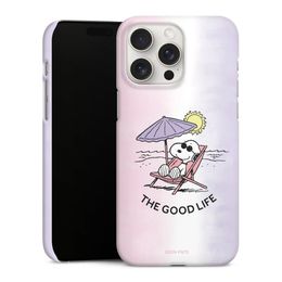 DeinDesign iPhone 15 Pro Max Handy Premium Case Smartphone Handyh&uuml;lle Schutzh&uuml;lle matt Snoopy Official Licensed Product Peanuts Premium Case