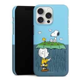 DeinDesign iPhone 15 Pro Max Handy Premium Case Smartphone Handyh&uuml;lle Schutzh&uuml;lle matt Peanuts Children Snoopy Premium Case