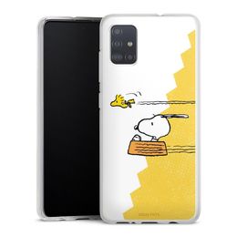 DeinDesign Galaxy A51 Handy Silikon H&uuml;lle Case transparent Handyh&uuml;lle Snoopy Peanuts Children Silikon Case