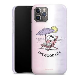 DeinDesign iPhone 12 Pro Handy Premium Case Smartphone Handyh&uuml;lle Schutzh&uuml;lle gl&auml;nzend Snoopy Official Licensed Product Peanuts Premium Case