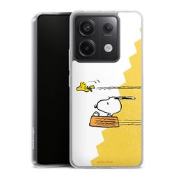 DeinDesign Xiaomi Redmi Note 13 Pro 5G Handy Silikon H&uuml;lle Case transparent Handyh&uuml;lle Snoopy Peanuts Children Silikon Case