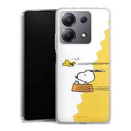 DeinDesign Xiaomi Redmi Note 13 5G Handy Silikon H&uuml;lle Case transparent Handyh&uuml;lle Snoopy Peanuts Children Silikon Case
