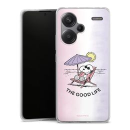 DeinDesign Xiaomi Redmi Note 13 Pro Plus Handy Silikon H&uuml;lle Case transparent Handyh&uuml;lle Snoopy Official Licensed Product Peanuts Silikon Case