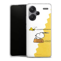 DeinDesign Xiaomi Redmi Note 13 Pro Plus Handy Silikon H&uuml;lle Case transparent Handyh&uuml;lle Snoopy Peanuts Children Silikon Case