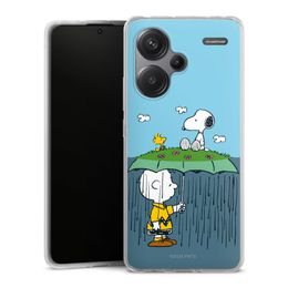 DeinDesign Xiaomi Redmi Note 13 Pro Plus Handy Silikon H&uuml;lle Case transparent Handyh&uuml;lle Peanuts Children Snoopy Silikon Case
