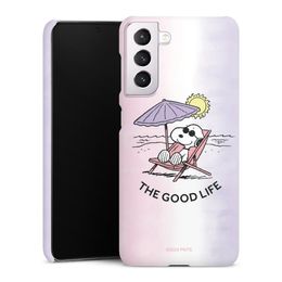 DeinDesign Galaxy S21 5G Handy Premium Case Smartphone Handyh&uuml;lle Schutzh&uuml;lle matt Snoopy Official Licensed Product Peanuts Premium Case