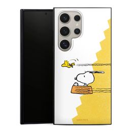 DeinDesign Galaxy S24 Ultra Handy Silikon H&uuml;lle Case schwarz Handyh&uuml;lle Snoopy Peanuts Children
