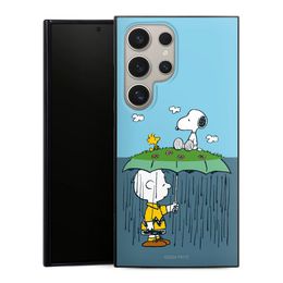 DeinDesign Galaxy S24 Ultra Handy Silikon H&uuml;lle Case schwarz Handyh&uuml;lle Peanuts Children Snoopy