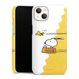 DeinDesign iPhone 13 Handy Premium Case Smartphone Handyh&uuml;lle Schutzh&uuml;lle gl&auml;nzend Snoopy Peanuts Children Premium Case