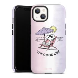 DeinDesign iPhone 13 Handy Panzer Handyh&uuml;lle robuste Outdoor H&uuml;lle Schutzh&uuml;lle gl&auml;nzend Snoopy Official Licensed Product Peanuts Tough Case