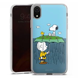 DeinDesign iPhone Xr Handy Silikon H&uuml;lle Case transparent Handyh&uuml;lle Peanuts Children Snoopy Silikon Case