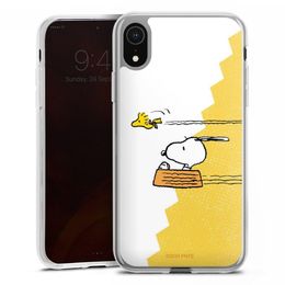 DeinDesign iPhone Xr Handy Silikon H&uuml;lle Case transparent Handyh&uuml;lle Snoopy Peanuts Children Silikon Case