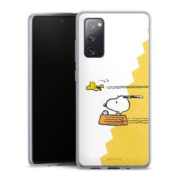 DeinDesign Galaxy S20 FE Handy Silikon H&uuml;lle Case transparent Handyh&uuml;lle Children Peanuts Snoopy Silikon Case