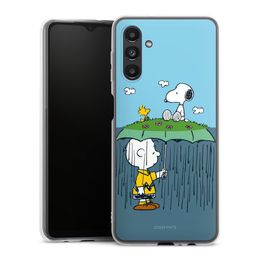 DeinDesign Galaxy A13 5G Handy Silikon H&uuml;lle Case transparent Handyh&uuml;lle Peanuts Children Snoopy Silikon Case