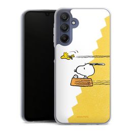 DeinDesign Galaxy A15 Handy Silikon H&uuml;lle Case transparent Handyh&uuml;lle Snoopy Peanuts Children Silikon Case