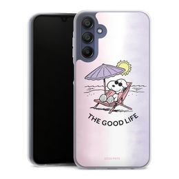 DeinDesign Galaxy A15 5G Handy Silikon H&uuml;lle Case transparent Handyh&uuml;lle Snoopy Official Licensed Product Peanuts Silikon Case