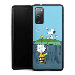 DeinDesign Galaxy S20 FE Handy Silikon H&uuml;lle Case schwarz Handyh&uuml;lle Children Snoopy Peanuts