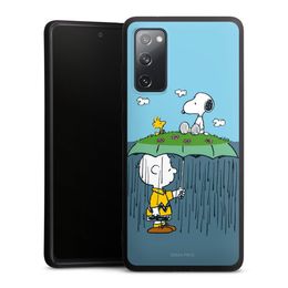 DeinDesign Galaxy S20 FE Handy Premium Silikon H&uuml;lle Handyh&uuml;lle schwarz Case Children Snoopy Peanuts Silikon Premium Case