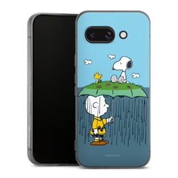 DeinDesign Google Pixel 9a Handy Silikon H&uuml;lle Case transparent Handyh&uuml;lle Peanuts Children Snoopy Silikon Case