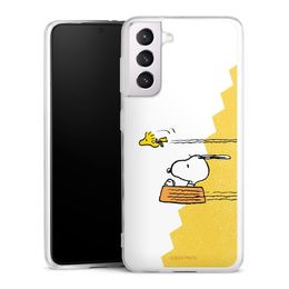 DeinDesign Galaxy S21 5G Handy Silikon H&uuml;lle Case transparent Handyh&uuml;lle Snoopy Peanuts Children Silikon Case