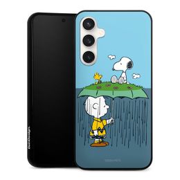 DeinDesign Galaxy S23 FE Handy Silikon H&uuml;lle Case schwarz Handyh&uuml;lle Peanuts Children Snoopy