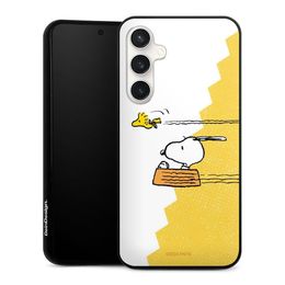 DeinDesign Galaxy S23 FE Handy Silikon H&uuml;lle Case schwarz Handyh&uuml;lle Snoopy Peanuts Children