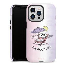 DeinDesign iPhone 13 Pro Handy Panzer Handyh&uuml;lle robuste Outdoor H&uuml;lle Schutzh&uuml;lle gl&auml;nzend Snoopy Official Licensed Product Peanuts Tough Case