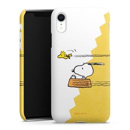 DeinDesign iPhone Xr Handy Premium Case Smartphone Handyh&uuml;lle Schutzh&uuml;lle matt Snoopy Peanuts Children Premium Case