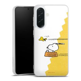 DeinDesign Galaxy A36 5G Handy Silikon H&uuml;lle Case transparent Handyh&uuml;lle Snoopy Peanuts Children Silikon Case