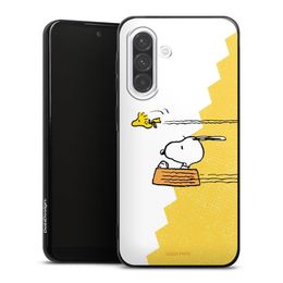 DeinDesign Galaxy A36 5G Handy Silikon H&uuml;lle Case schwarz Handyh&uuml;lle Snoopy Peanuts Children