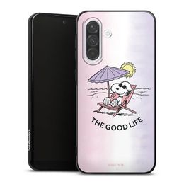 DeinDesign Galaxy A36 5G Handy Silikon H&uuml;lle Case schwarz Handyh&uuml;lle Snoopy Official Licensed Product Peanuts