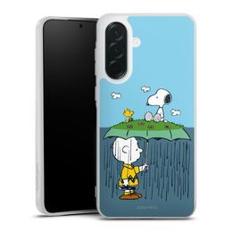DeinDesign Galaxy A36 5G Handy Silikon H&uuml;lle Case transparent Handyh&uuml;lle Peanuts Children Snoopy Silikon Case