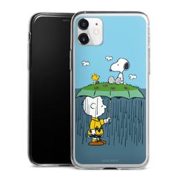 DeinDesign iPhone 11 Handy Slim Case Silikon Handyh&uuml;lle transparent H&uuml;lle extra d&uuml;nn Peanuts Snoopy Children Silikon Slim Case