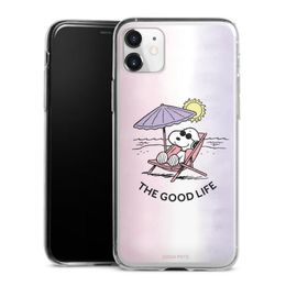 DeinDesign iPhone 11 Handy Slim Case Silikon Handyh&uuml;lle transparent H&uuml;lle extra d&uuml;nn Snoopy Official Licensed Product Peanuts Silikon Slim Case