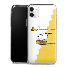 DeinDesign iPhone 11 Handy Slim Case Silikon Handyh&uuml;lle transparent H&uuml;lle extra d&uuml;nn Peanuts Snoopy Children Silikon Slim Case